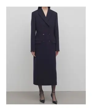 THE ROW Double-breasted Long Coat