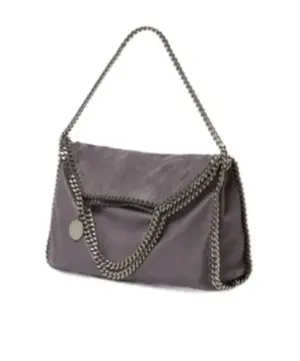 Stella McCartney Falabella Fold Over Tote Bag - Bark