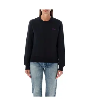A.p.c. Crewneck Sweatshirt With Logo