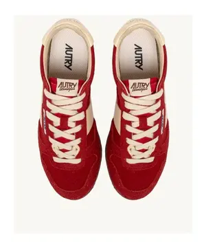AUTRY Windspin Lace-up Sneakers - Ruby/turnip