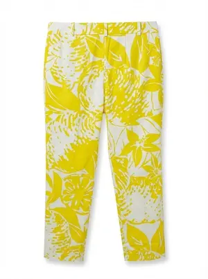 Max Mara Printed Belted Casual Pants - Multicolor