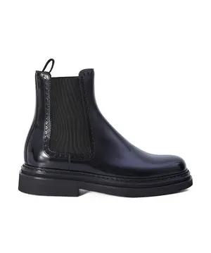 Dolce & Gabbana Round Toe Chelsea Boots