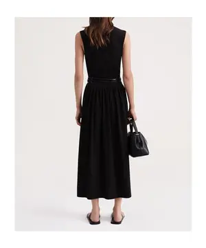 TOTEME Sleeveless Pleated Midi Dress