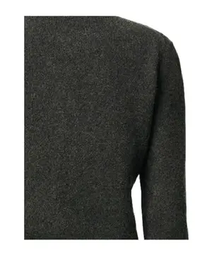 AMI Paris Heart Embroidered Cashmere Cardigan - No