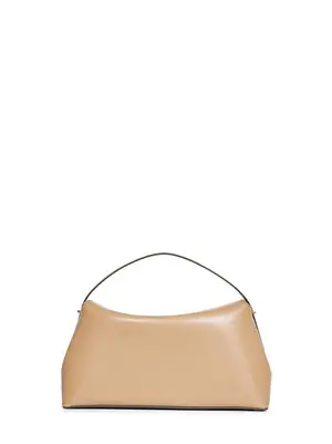 TOTEME T-lock Leather Handbag - Nude