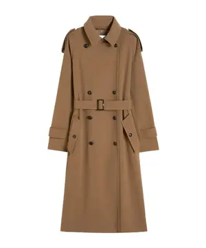 Max Mara Certo Double-breasted Belted Trench Coat - Brown