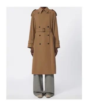 Max Mara Certo Double-breasted Belted Trench Coat - Brown