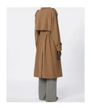 Max Mara Certo Double-breasted Belted Trench Coat - Brown