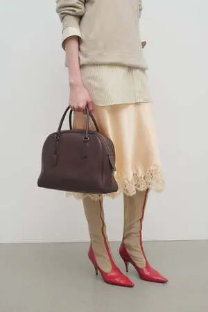 THE ROW Double-handle Handbag - Maroon
