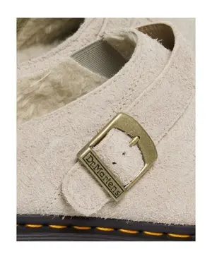 Dr. Martens Isham Faux Shearling Slingback Mules