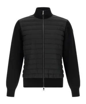 Moncler Quilted High Neck Zip-up Jacket