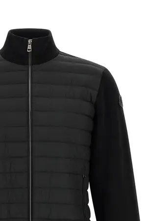 Moncler Quilted High Neck Zip-up Jacket