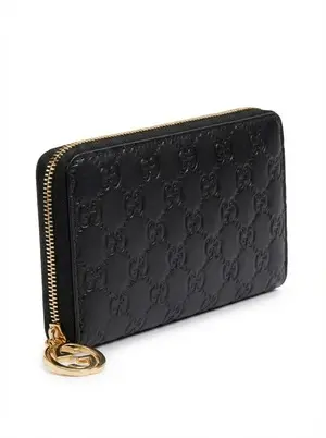 Gucci Embossed Purse - Black