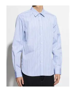 Paul Smith Shirt With Stripe Pattern - Blue