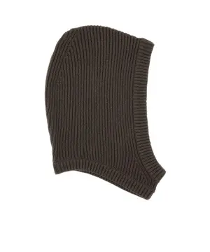 Rick Owens Rick Owens Rib-Knit Close-Fit Balaclava Black