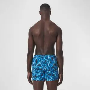 Burberry Ripple Print Swim Shorts