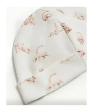 Moncler Baby All-over Patterned Crewneck Rompers And Beanie Set - White/pink