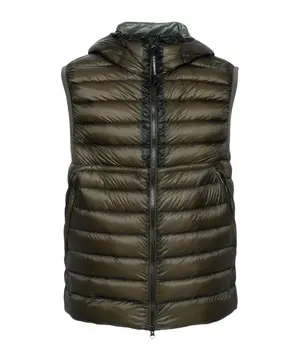 C.P. COMPANY Goggle Detailed Quilted Gilet - Black