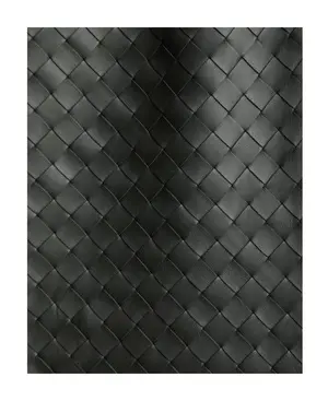 Bottega Veneta Intrecciato Leather Pencil Skirt - Black