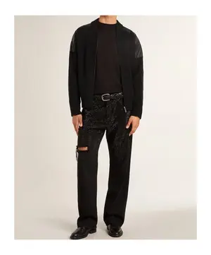 GOLDEN GOOSE Panelled Zipped Cardigan