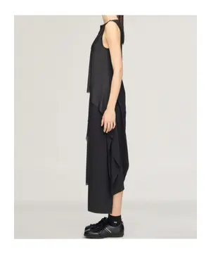 Y3 Asymmetrical Mesh Dress