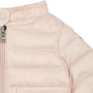 Moncler Stand-up Collar Puffer Jacket With Logo Detail