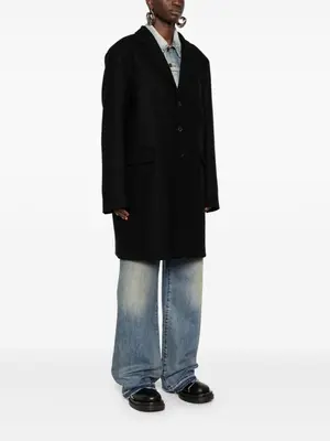 Dsquared2 Single-breasted Notched Lapel Coat