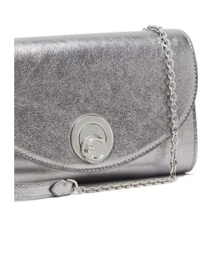 COCCINELLE Nikla Foldover Small Crossbody Bag - Gray