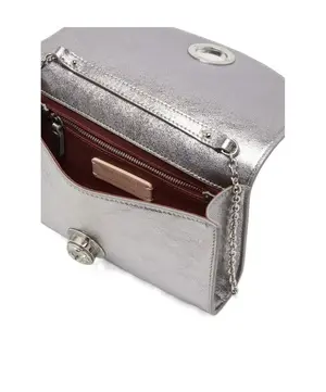 COCCINELLE Nikla Foldover Small Crossbody Bag - Gray