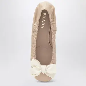 Prada Bow Detailed Ballerinas
