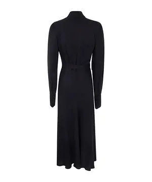 PATOU Belted Wrap Dress