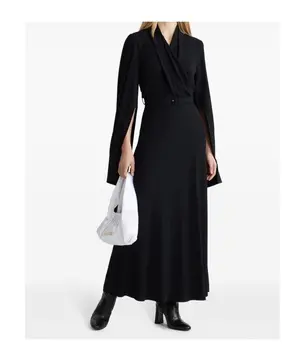 PATOU Belted Wrap Dress