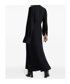 PATOU Belted Wrap Dress