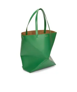 Loewe Puzzle Fold Large Tote Bag - Green