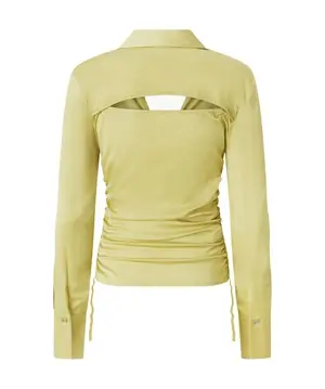 Pinko Ruched Front Opening Shirt - No