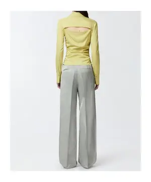 Pinko Ruched Front Opening Shirt - No