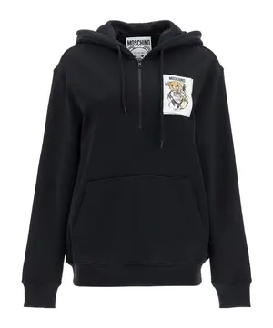 Moschino Long Sleeve Hooded Pullover