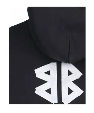 Balenciaga Vintage Effect Logo Hoodie