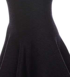 Alaïa Sleeveless Ribbed Knit Skater Dress