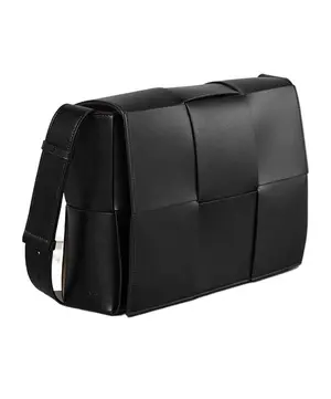 Bottega Veneta Intreciato Arco Large Crossbody Bag