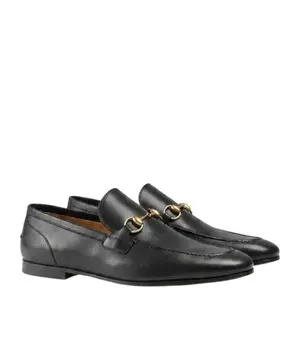 Gucci Jordaan Horsebit Loafers - Black