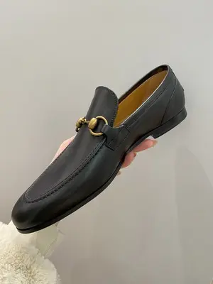 Gucci Jordaan Horsebit Loafers - Black