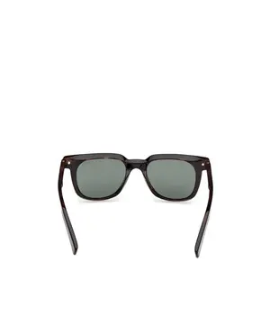 Zegna Square-frame Sunglasses - Gray