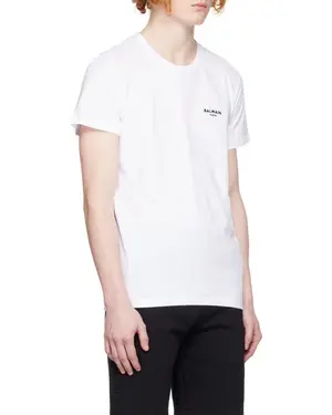Balmain Logo-print Organic Cotton T-shirt