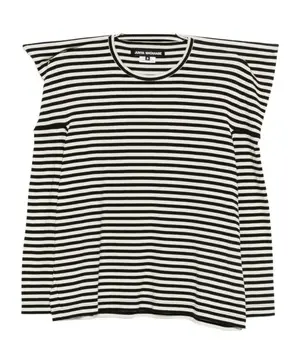 Junya Watanabe Striped Oversized Shoulders Top