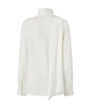 Pinko Scarf-neck Shirt With Concealed Closure