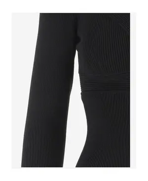 Alexander McQueen Cut-out Detailed Long Sleeve Top