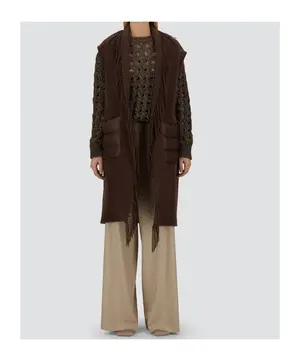 Herno Fringe Vest Casual Jacket