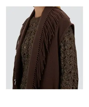 Herno Fringe Vest Casual Jacket