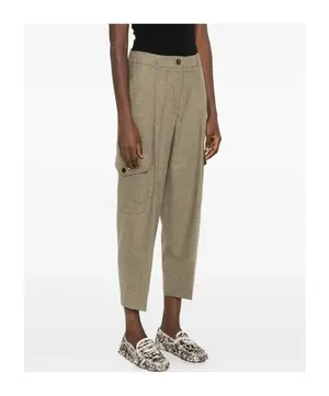 Peserico Cargo Pockets Tailored Trousers